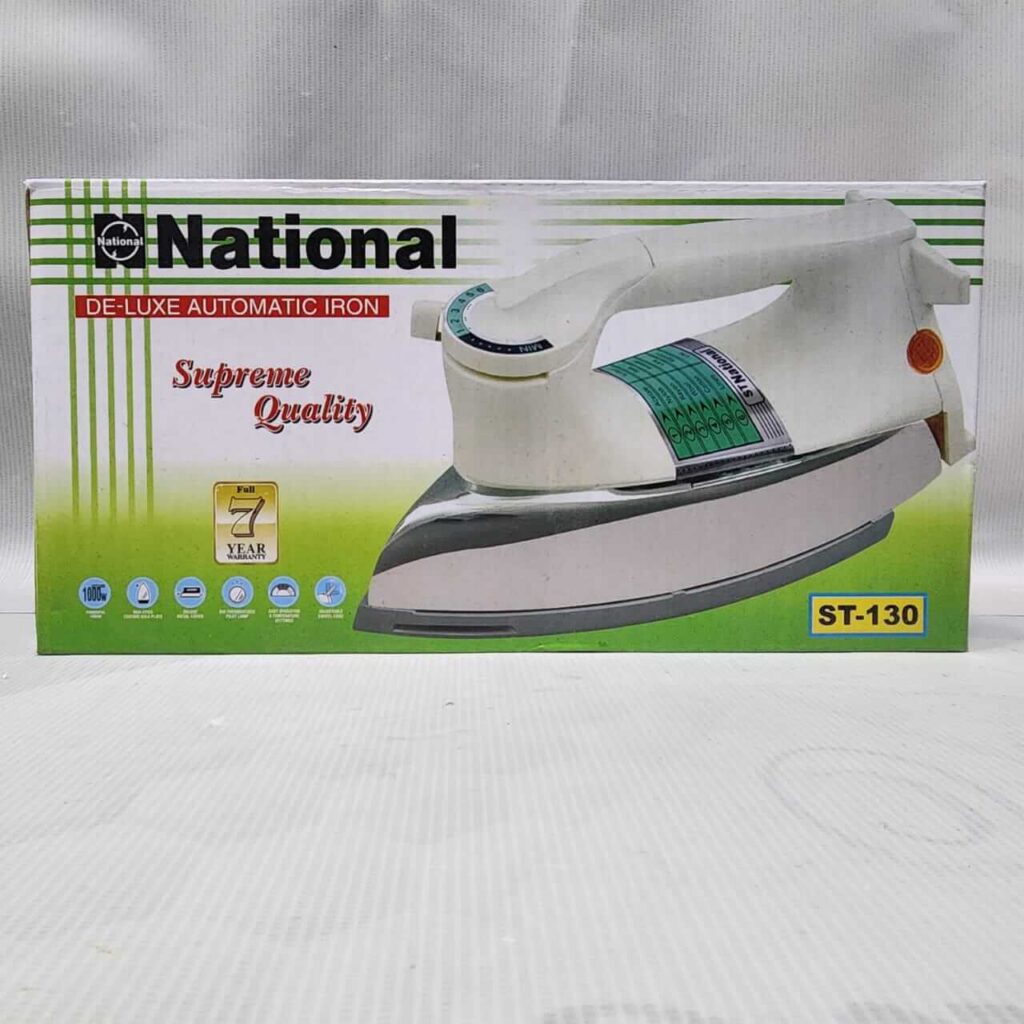 National Iron with double Plate Automatic 5 Year Warranty - Home ...